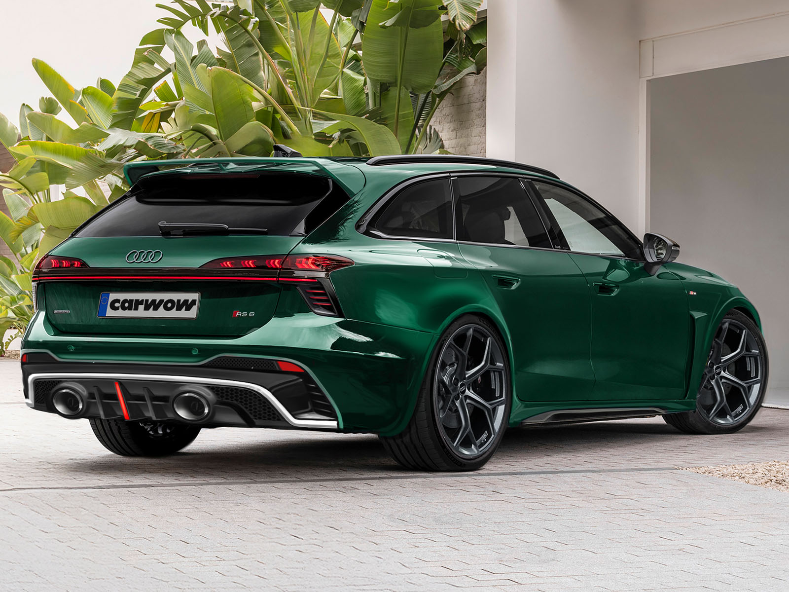 Audi RS7 auf Testfahrt gesichtet - Exklusives Rendering | carwow.de