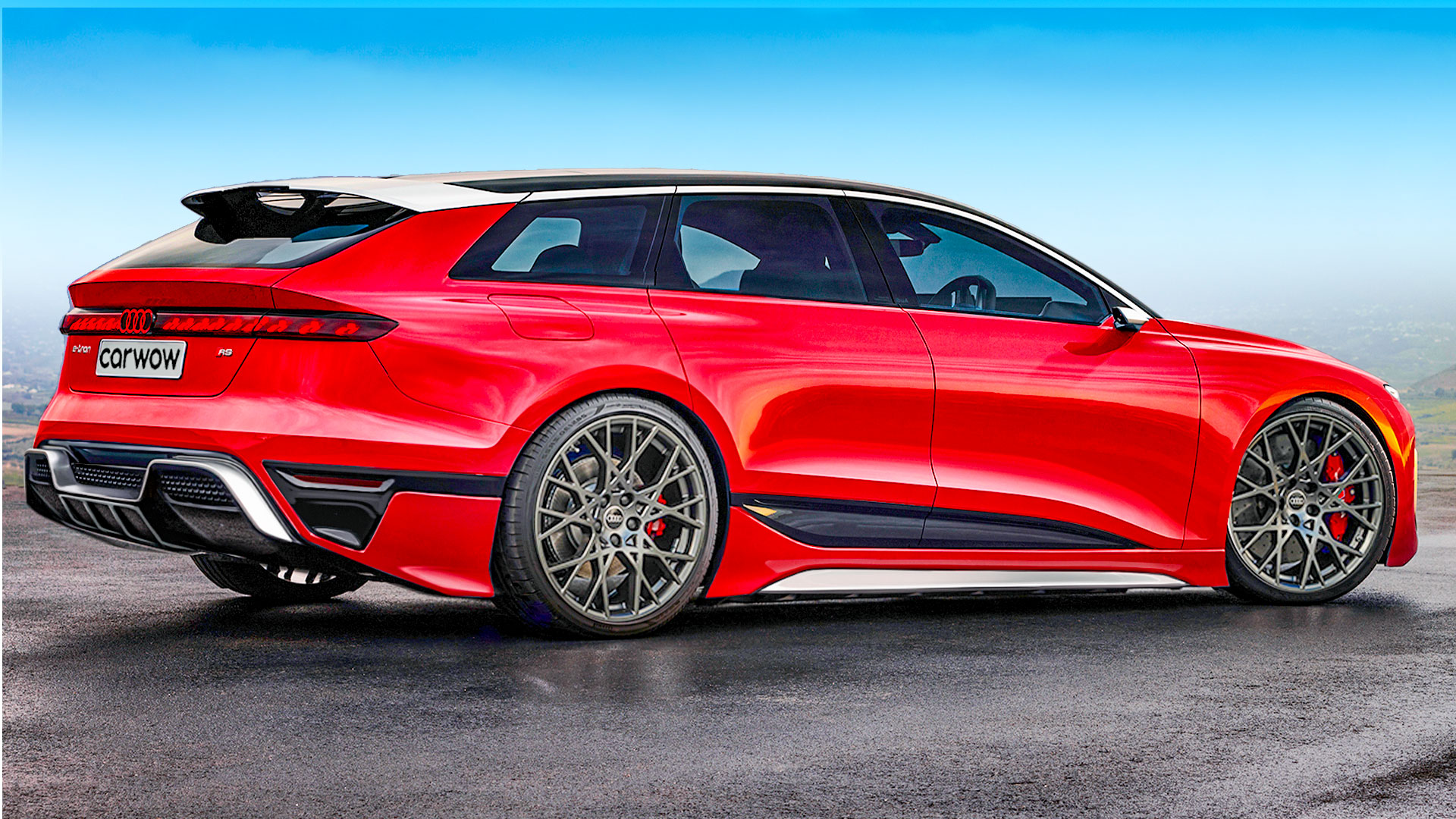 Elektro RS6 Avant e-tron gerendert - stärkster Audi aller Zeiten ...