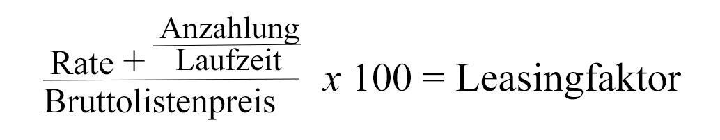Leasingfaktor berechnen und vergleichen | carwow.de
